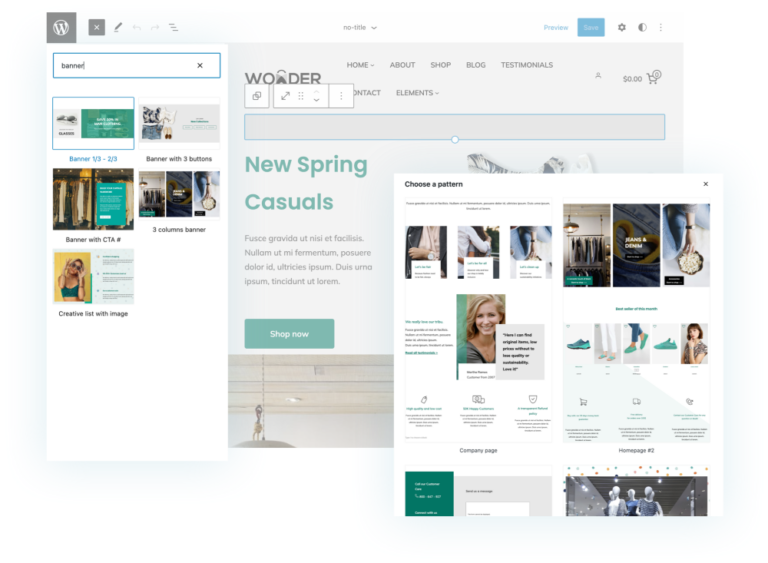 Wonder – A block theme by YITH